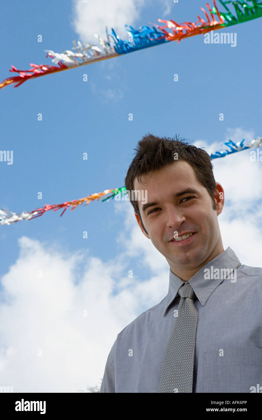 Portrait of a salesman Stock Photo - Alamy