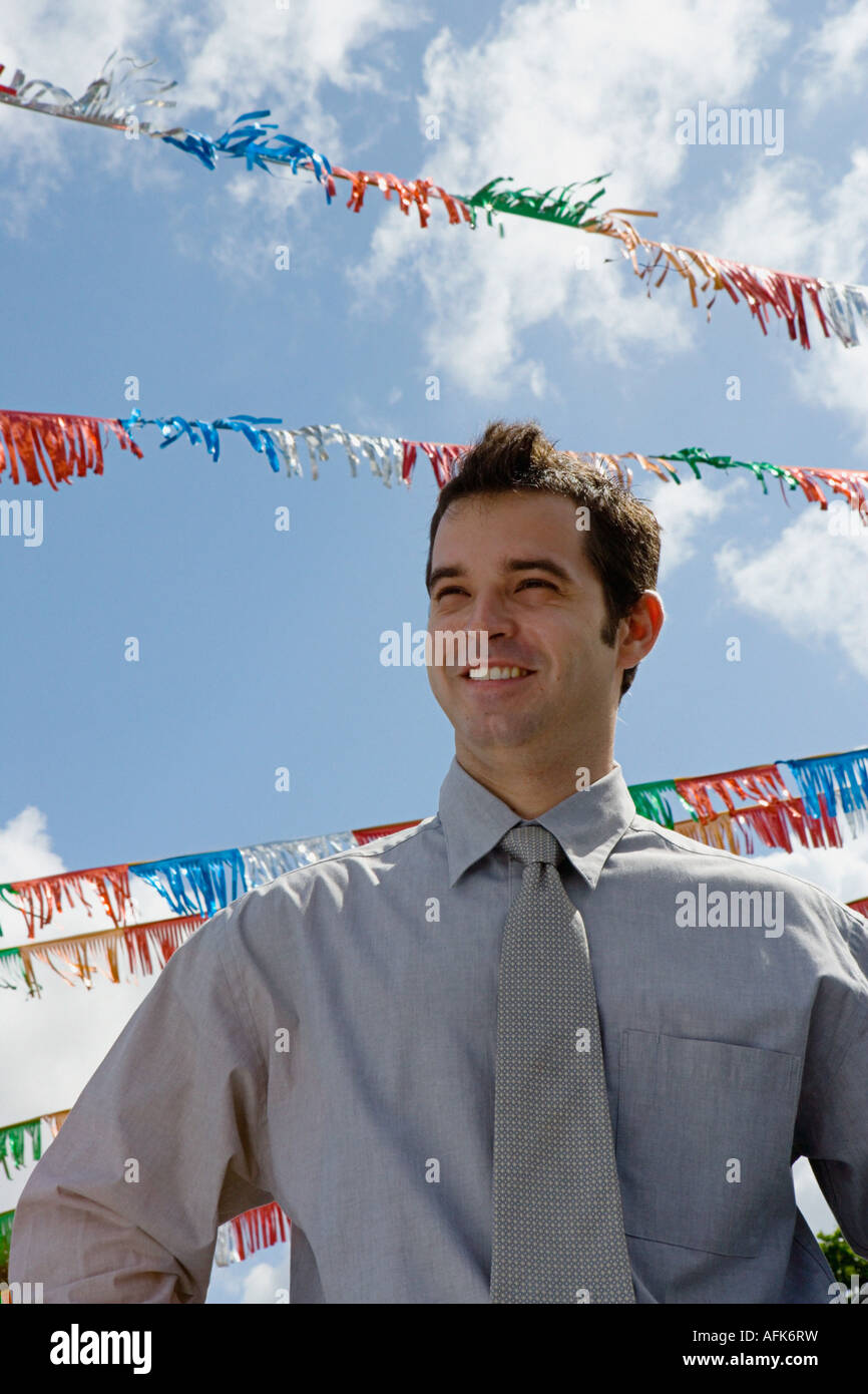 Portrait of a salesman Stock Photo - Alamy