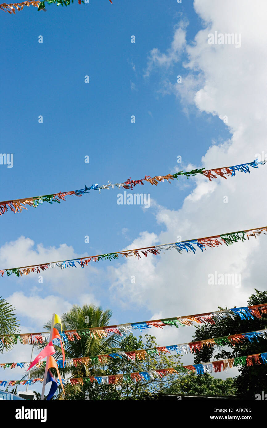 Car dealership streamers and flags Stock Photo - Alamy