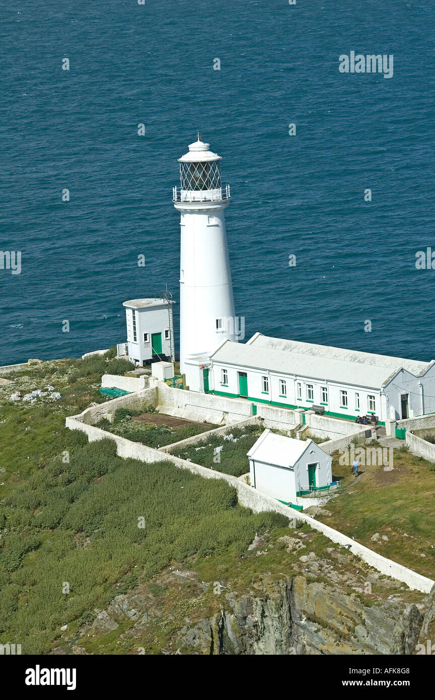 South Stack Lighthouse, Holyhead, Anglesey, North West Wales Stock ...