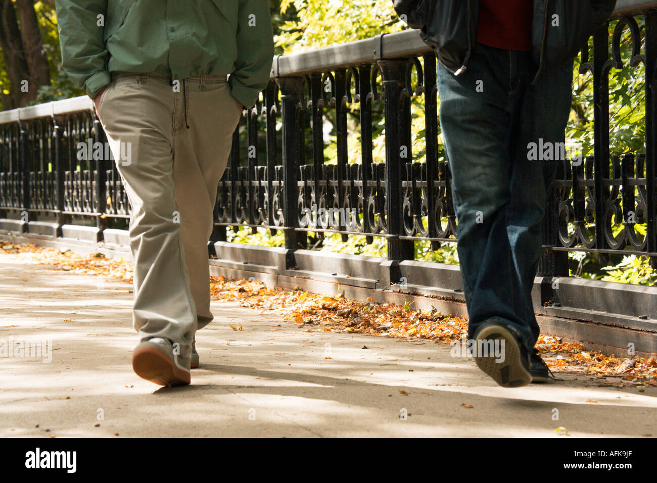 Walk stroll park men urban walking hi-res stock photography and images ...