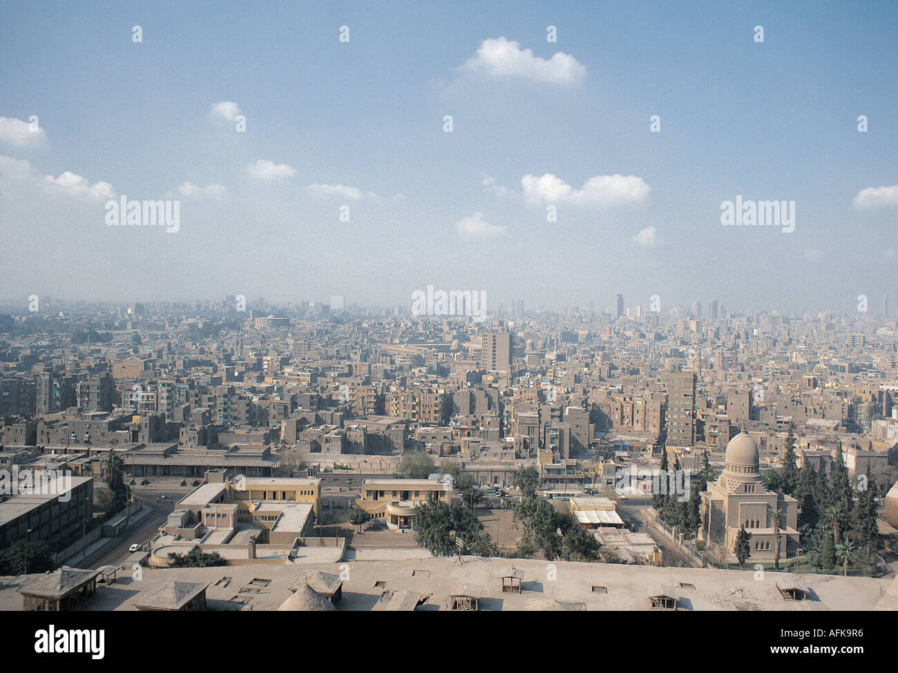 The city of Cairo seen from the Citadel Egypt Stock Photo - Alamy