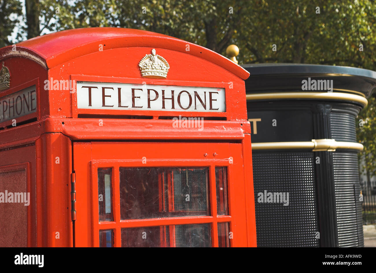 British Telephone Box in London Stock Photo - Alamy