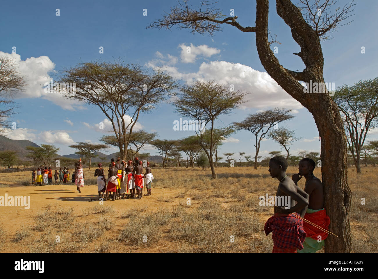 Samburu tribe ritual dance hi-res stock photography and images - Alamy