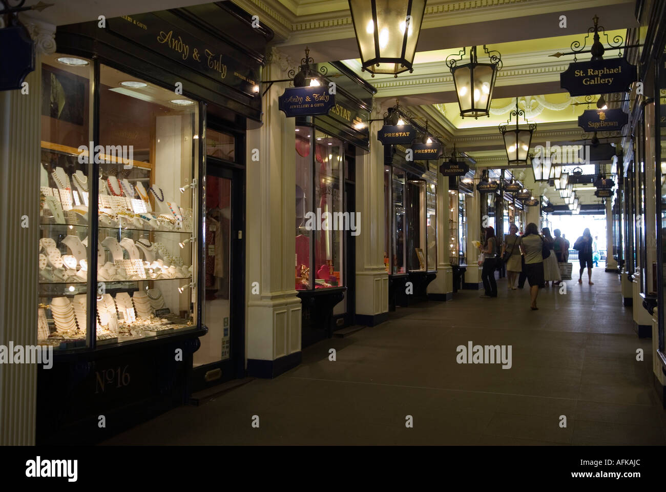 Princes Arcade Piccadilly central London W1 England 2006 Stock Photo ...