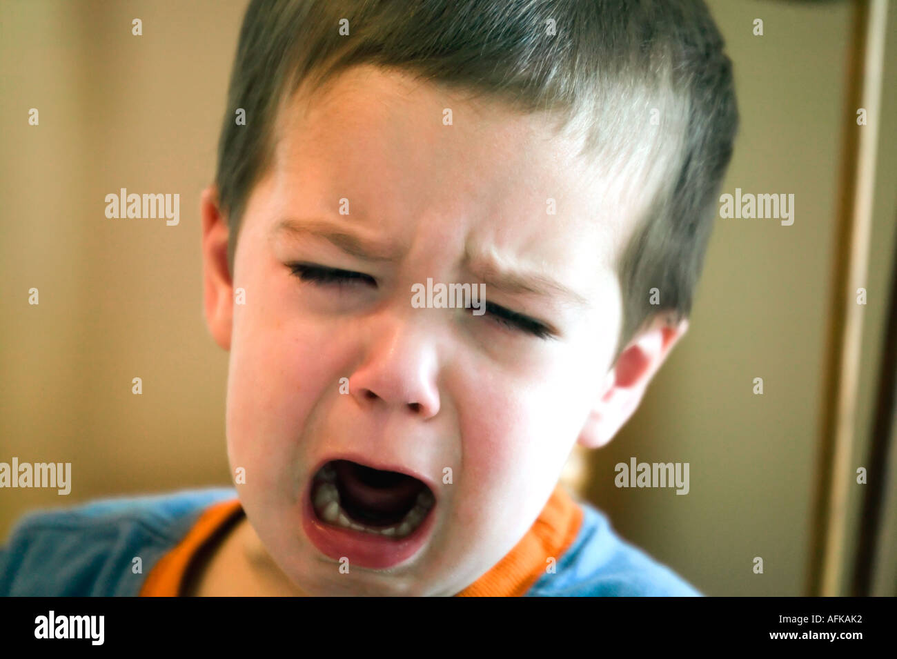 Screaming unhappy angry tears hi-res stock photography and images - Alamy