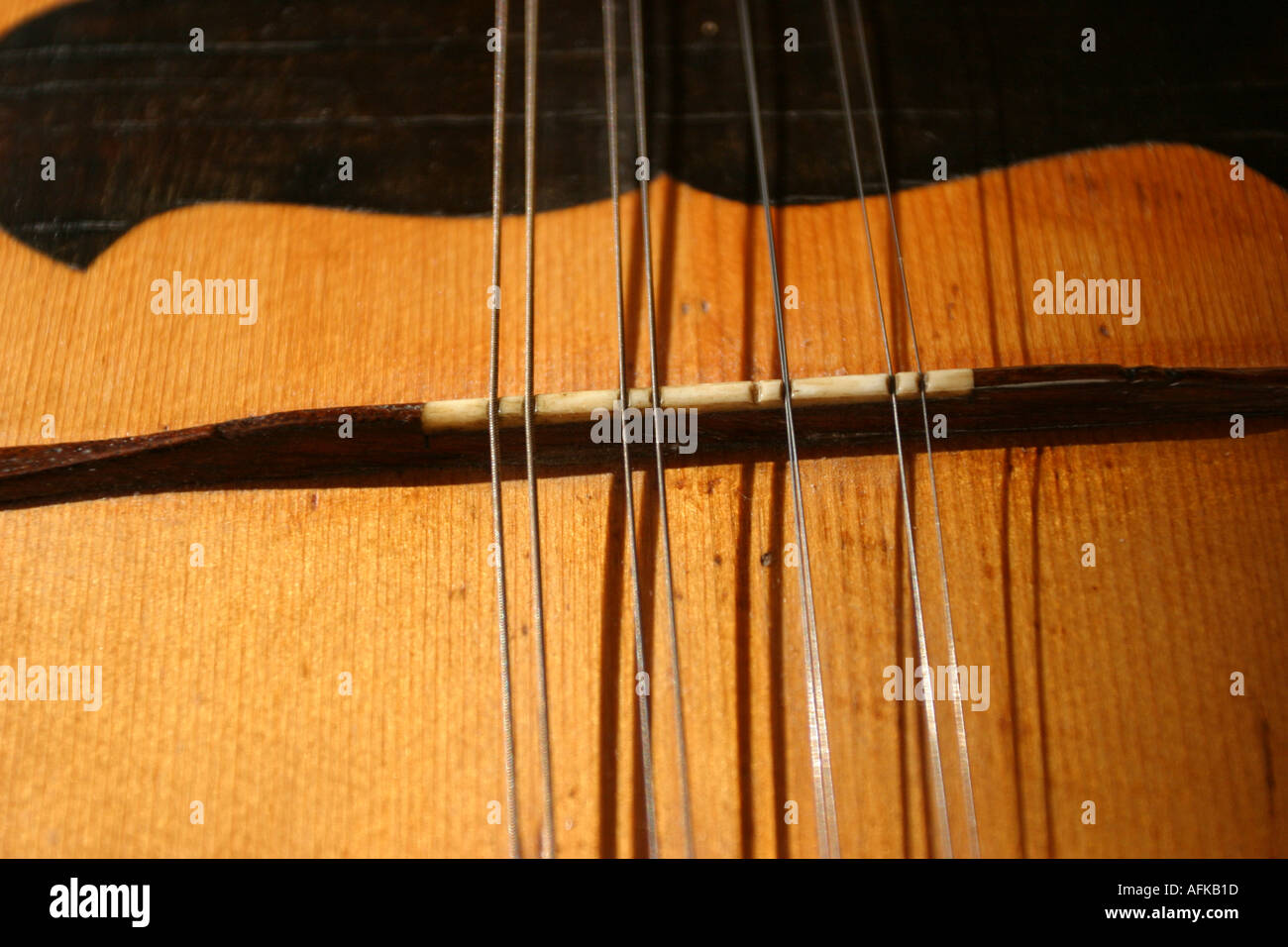 Cords of mandolin Stock Photo - Alamy