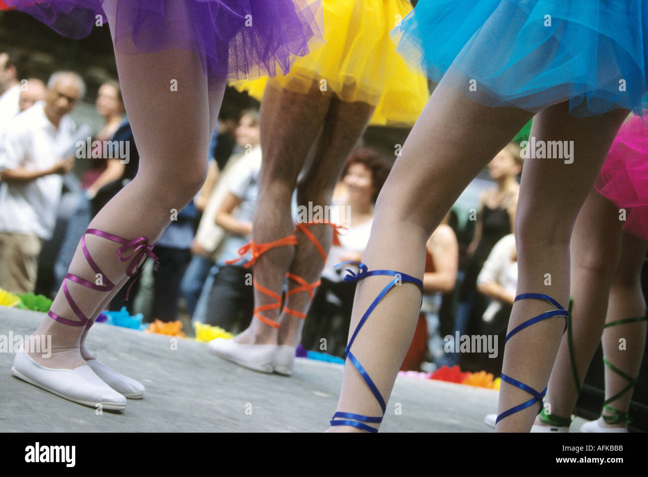 Legs of Ballet Dancers Stock Photo - Alamy