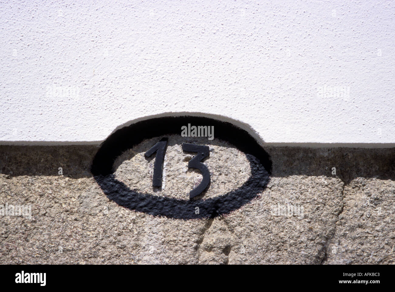 House number 13 Stock Photo - Alamy