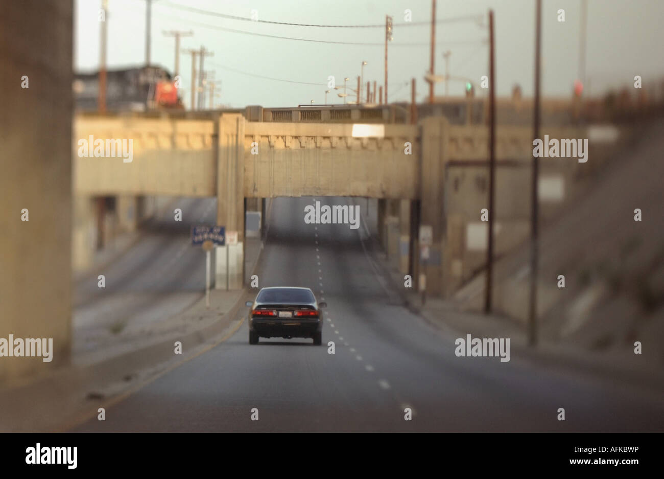 Los Angeles freeway Stock Photo - Alamy