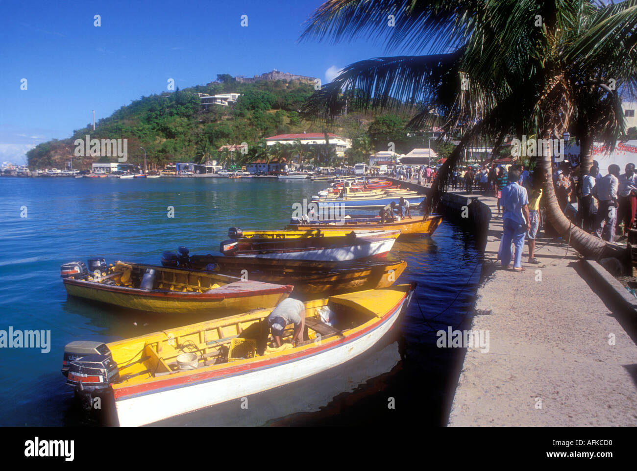 Marigot market st martin hi-res stock photography and images - Alamy
