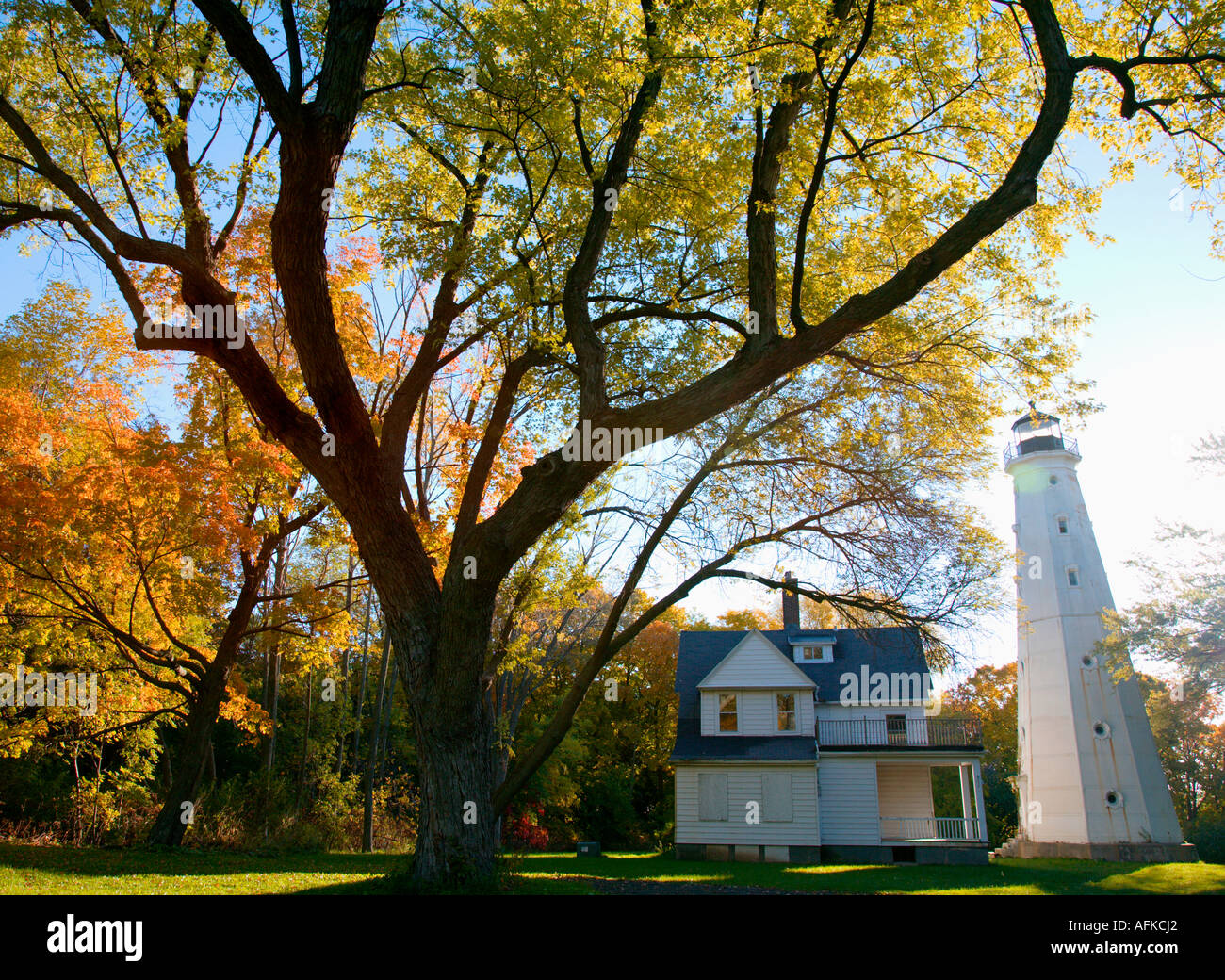Milwaukee north point lighthouse hi-res stock photography and images ...