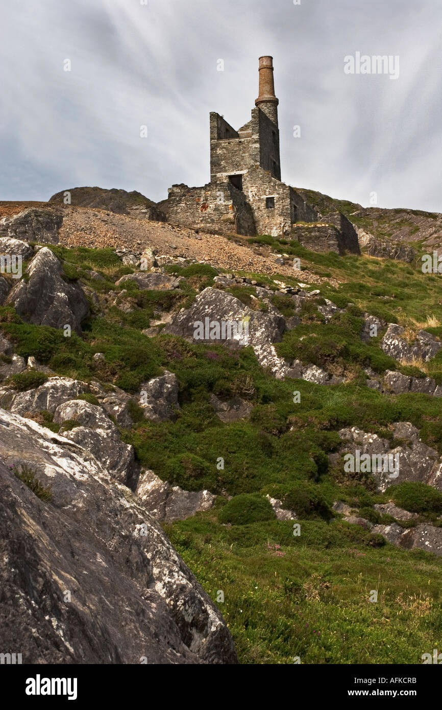 The Mountain Copper Mine Man Engine House, Cloan, Allihies, Ireland ...