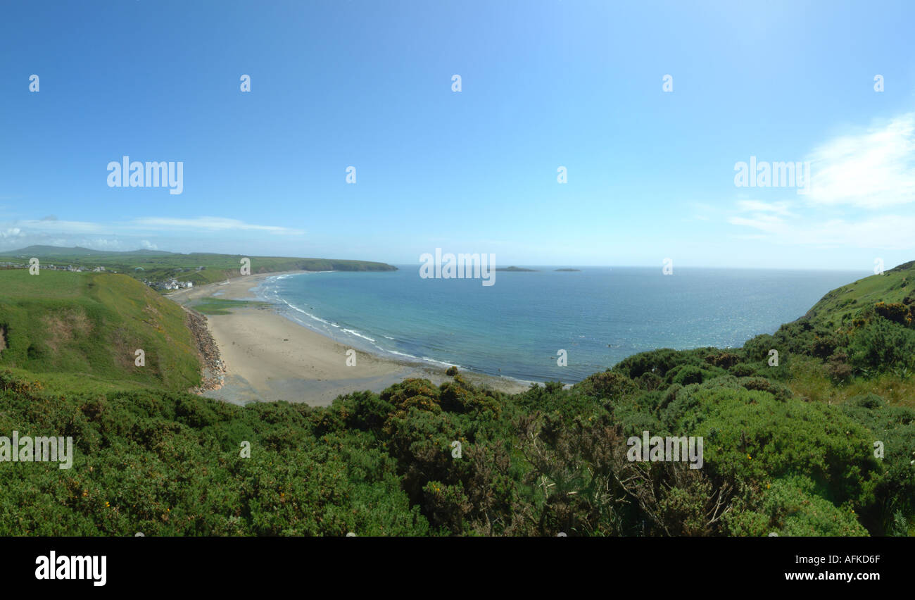 Aberdaron West north Wales U K Europe Lleyn Peninsula Ynys Gwylan fawr ...