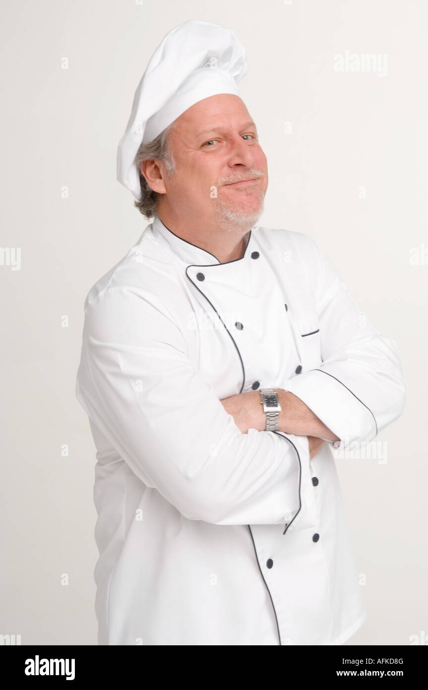 Chef, arms crossed Stock Photo - Alamy