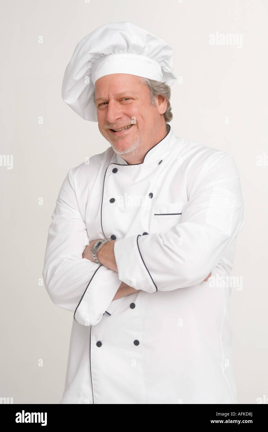 Chef, arms crossed Stock Photo - Alamy