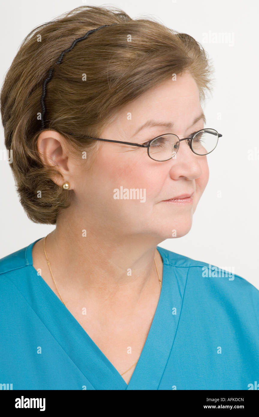 Portrait of nurse Stock Photo - Alamy