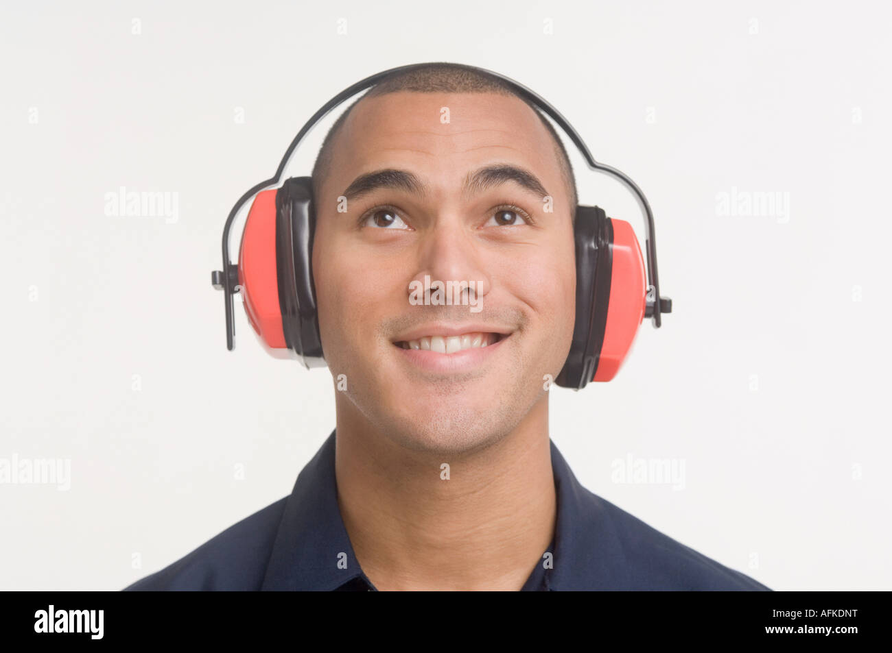 Portrait of airport ground traffic controller Stock Photo - Alamy