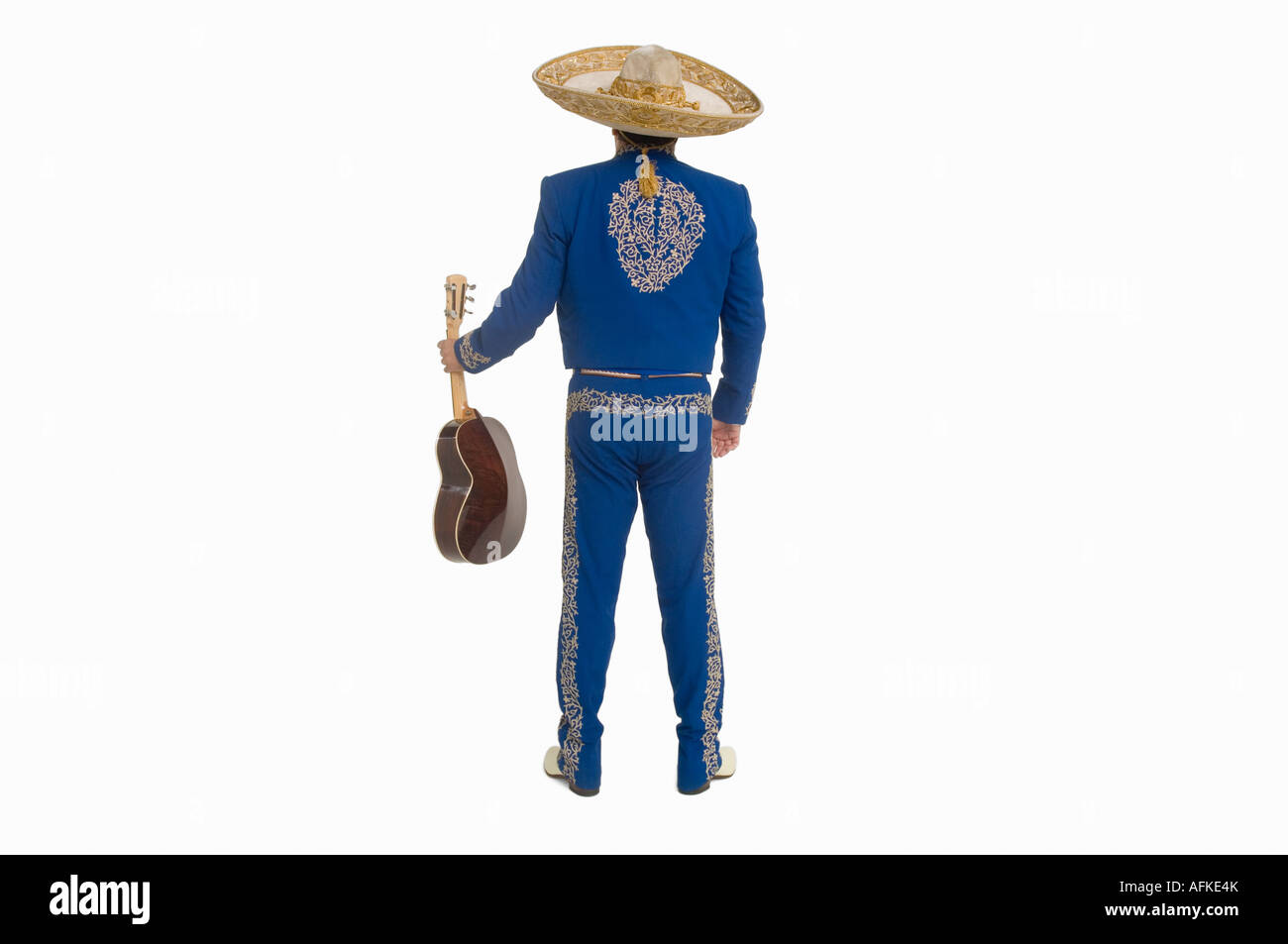 Portrait of Mariachi playing guitar and singing Stock Photo - Alamy