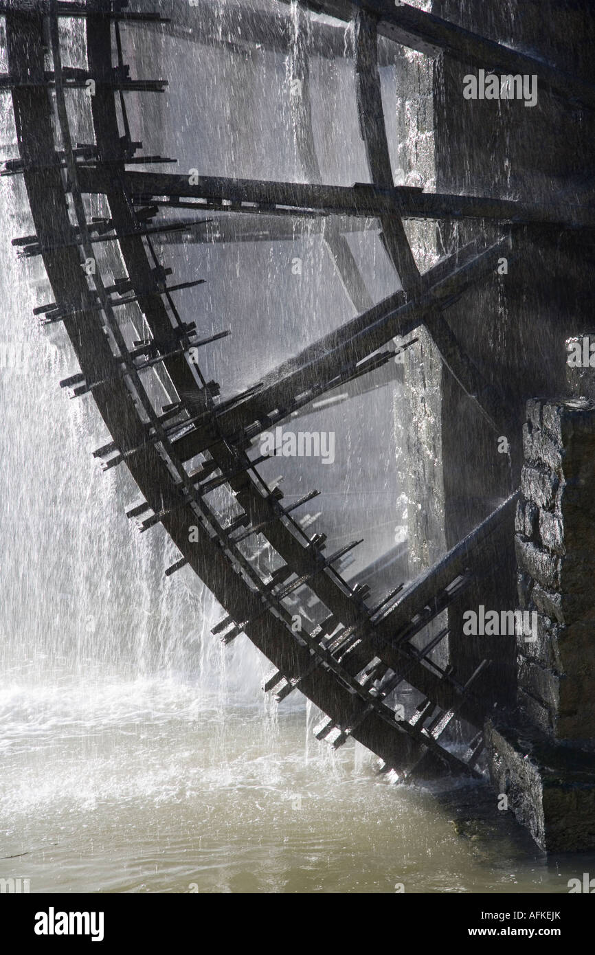 The Norias of Bechriyyat in Hama, Syria. The waterwheels at Hama, known ...