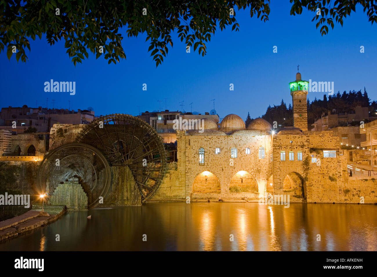 The waterwheels at Hama, Syria, known as Norias, are up to 20m high and ...