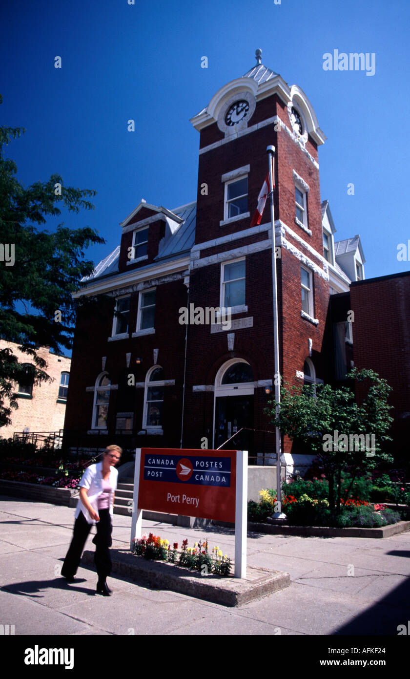 Port Perry Post Office Port Perry Ontario Canada Stock Photo - Alamy