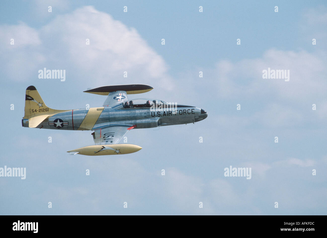 Lockheed Canadair T 33 Silver Star in United States Air Force colours ...