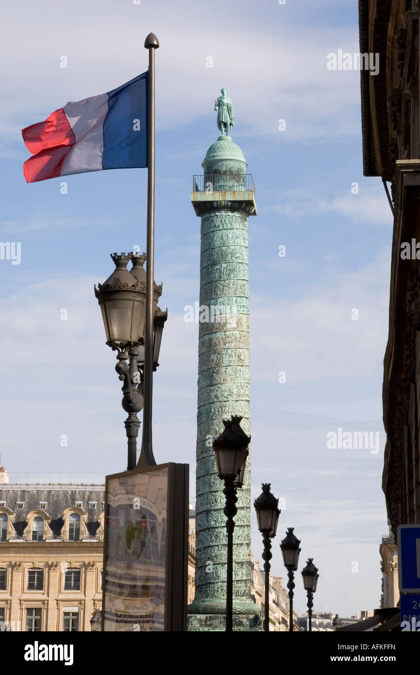 Place vendome column window hi-res stock photography and images - Alamy