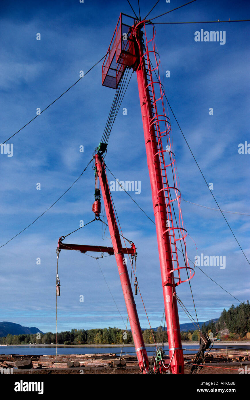 Heel boom loader hi-res stock photography and images - Alamy