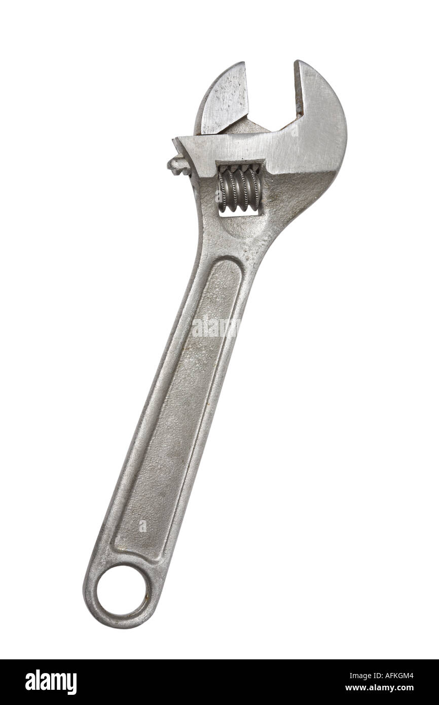 Outline wrench tools spanner Cut Out Stock Images & Pictures - Alamy