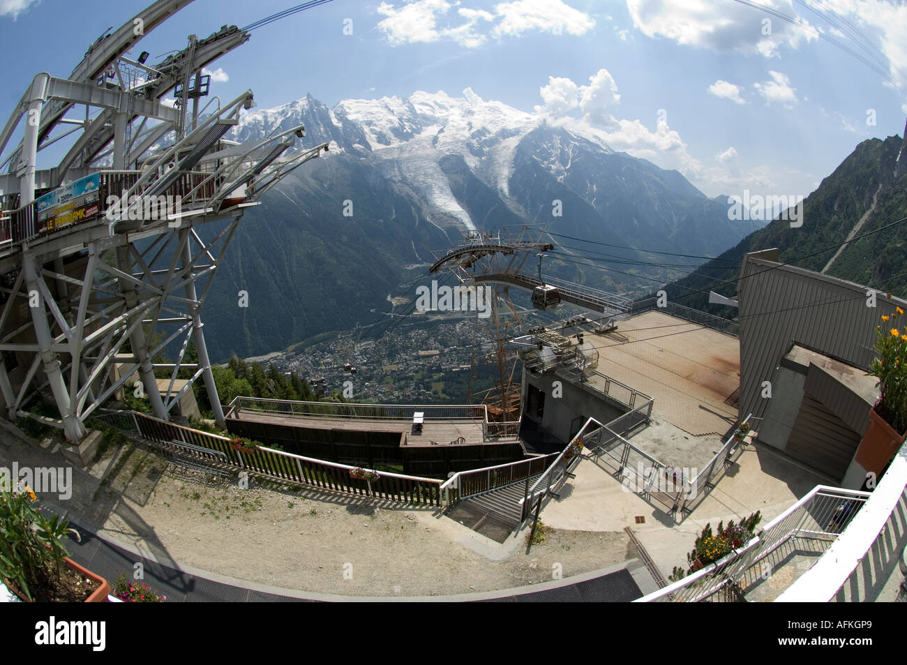 Planpraz station is the interchange from the Planpraz cablecar, rising ...