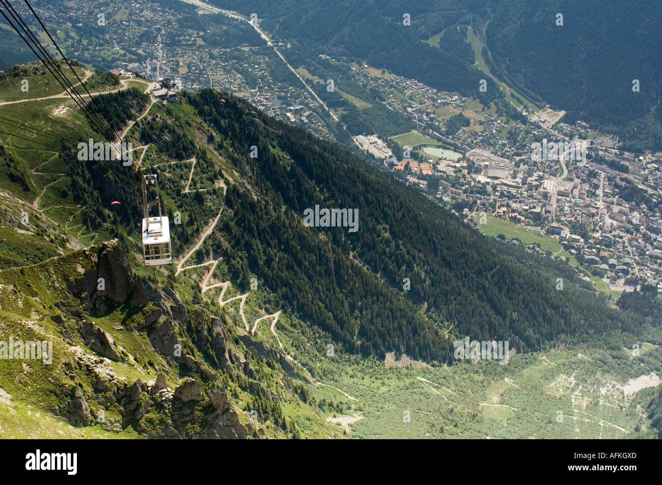 The brevent cablecar hi-res stock photography and images - Alamy