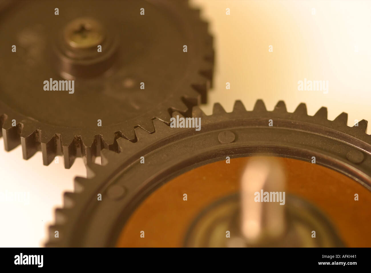 Two cogs hi-res stock photography and images - Alamy