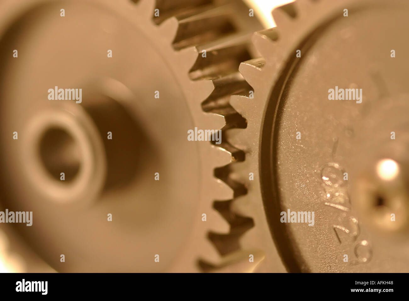 Two cogs hi-res stock photography and images - Alamy