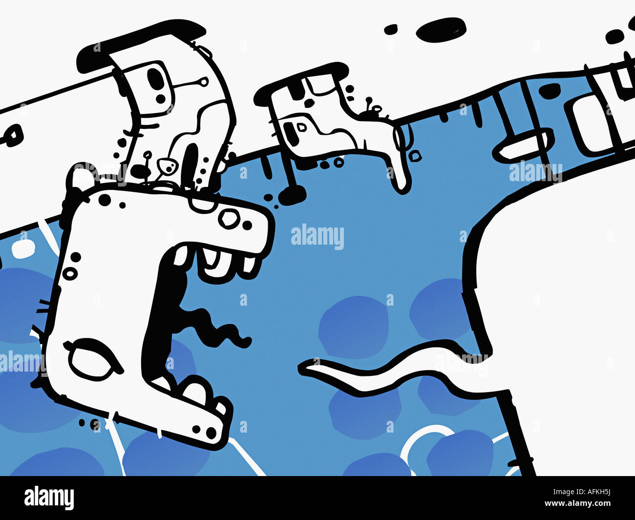 Close up of a snake hissing Stock Photo - Alamy