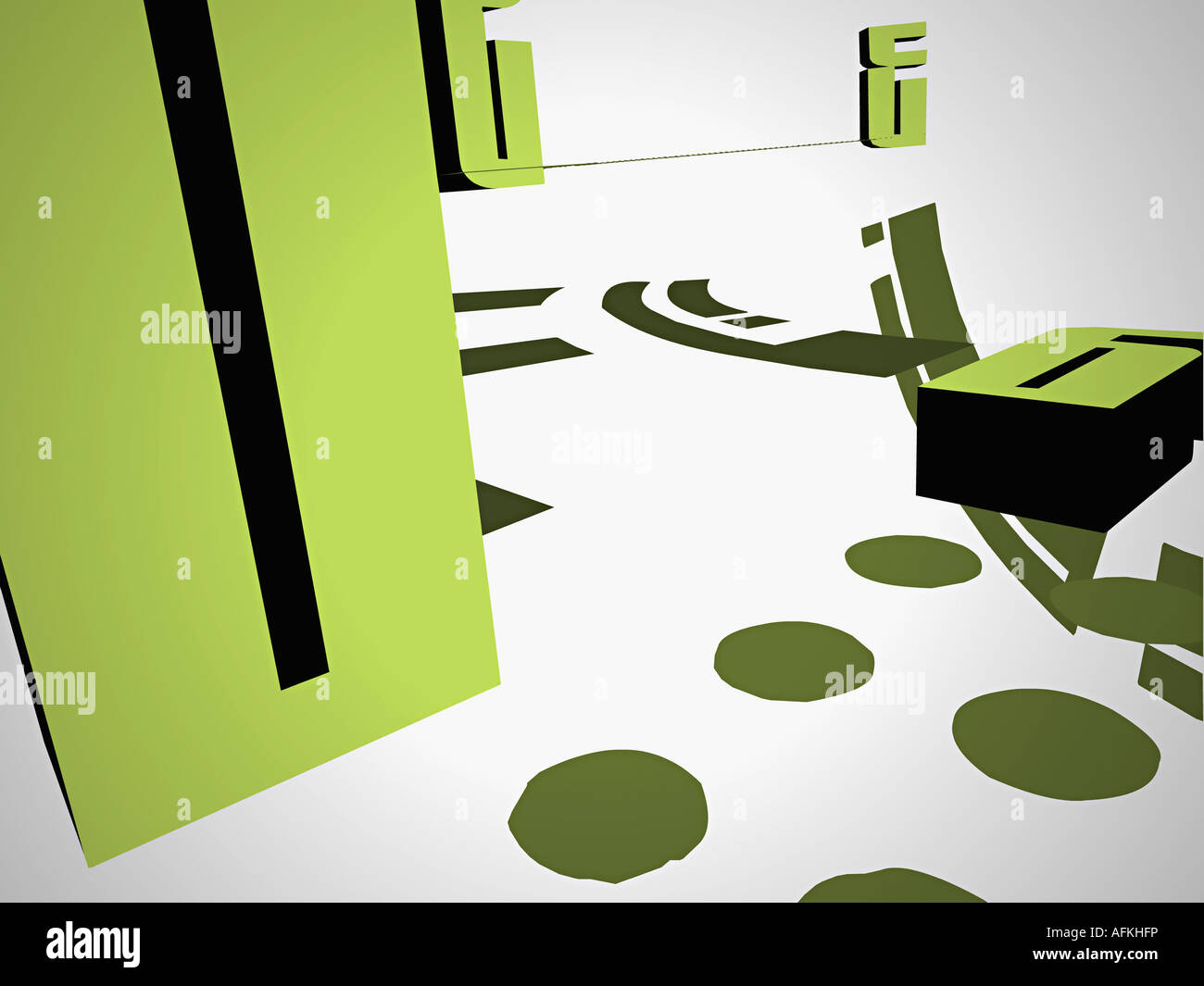 Numbers on a white background Stock Photo - Alamy