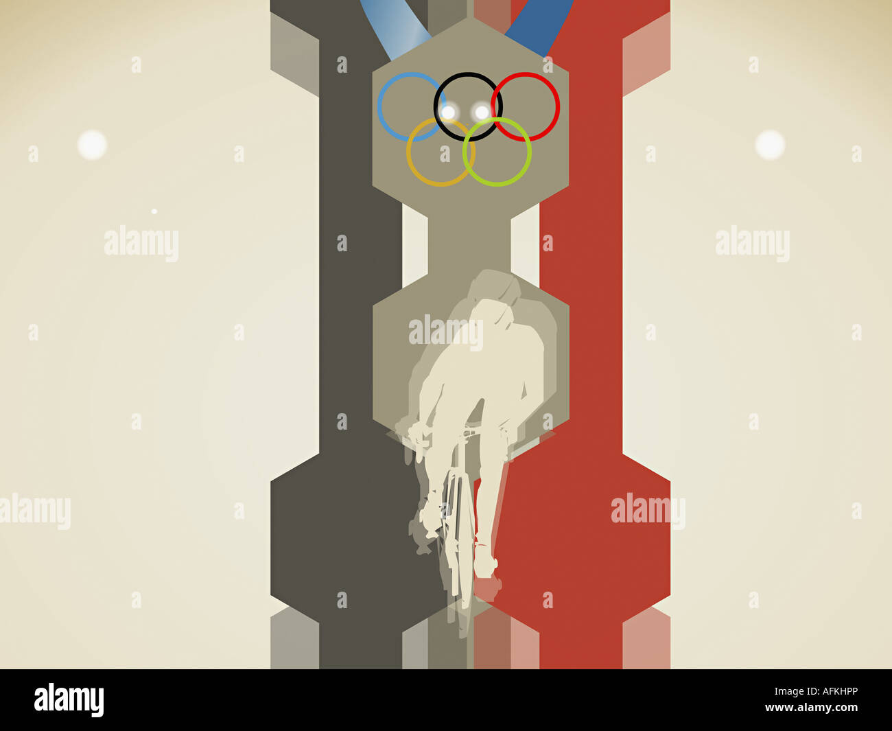 Interlocking olympic rings hi-res stock photography and images - Alamy