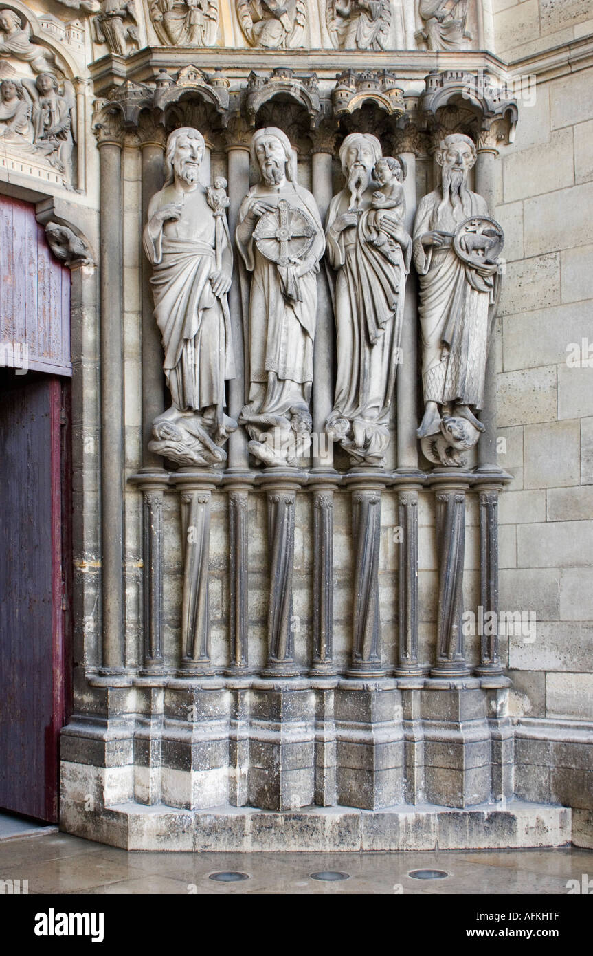 Cathedral Notre-Dame of Laon in the medieval city of Laon, Aisne ...