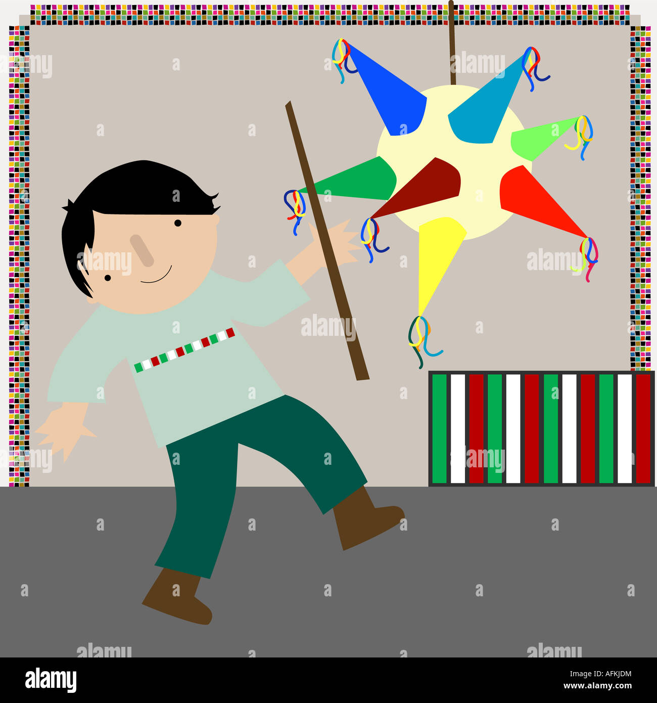 Boy with a stick boy with a stick hi-res stock photography and images ...