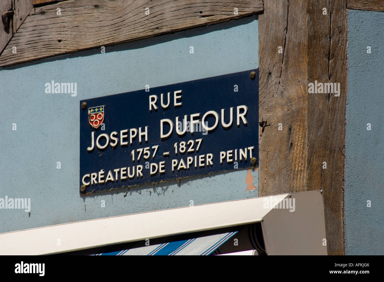 Street name sign, Macon, Burgundy, France Stock Photo - Alamy