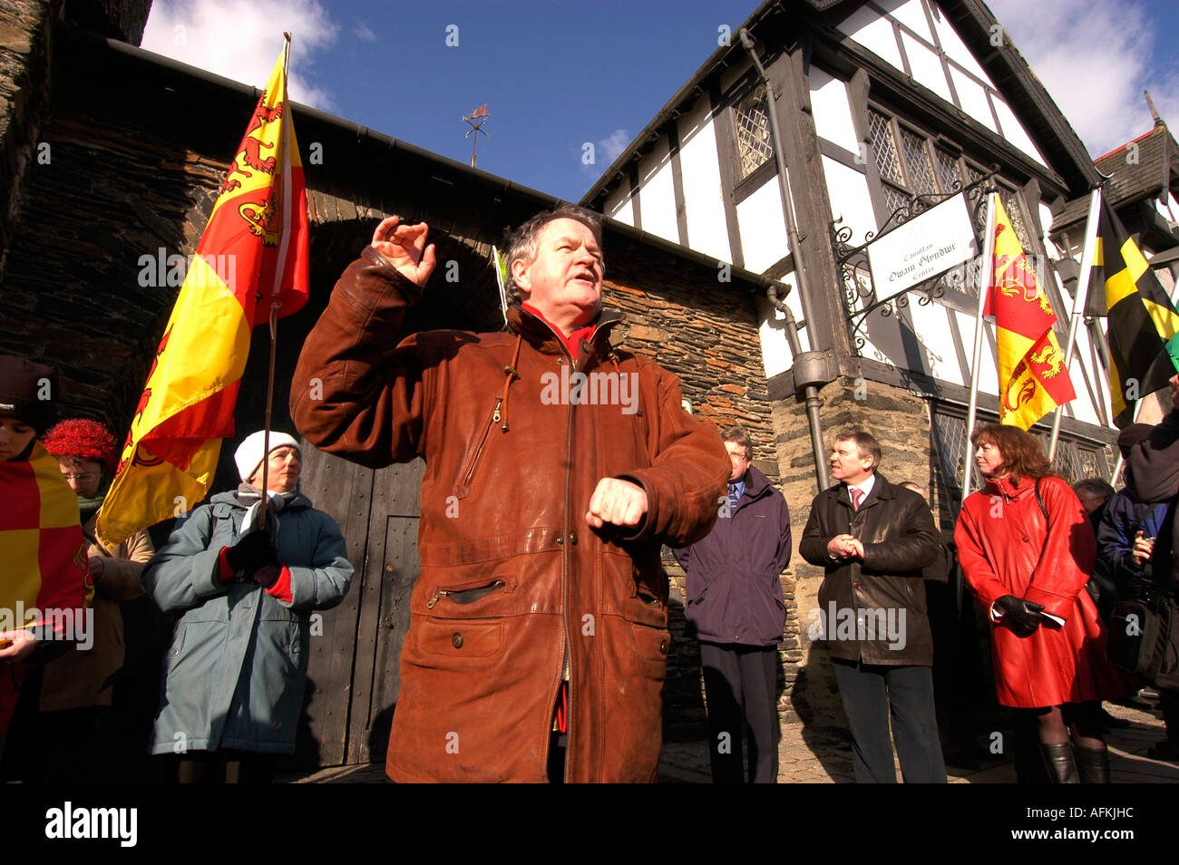 Dafydd iwan hi-res stock photography and images - Alamy