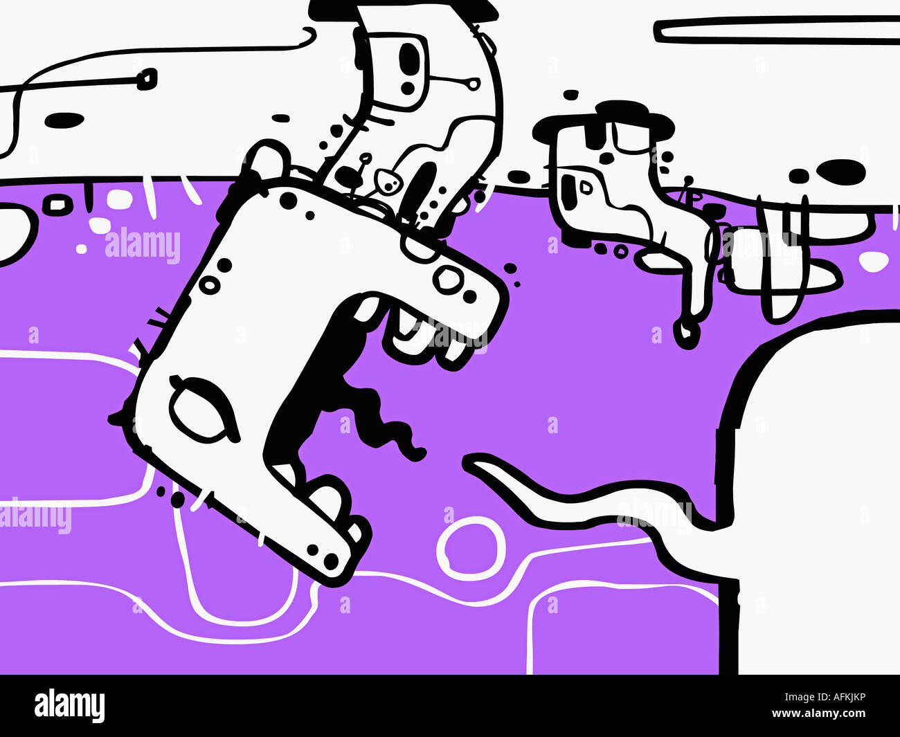 Close up of a snake hissing Stock Photo - Alamy