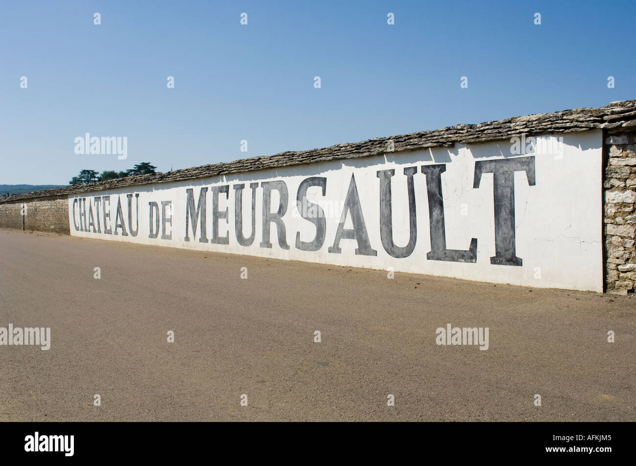 Chateau de meursault wall sign hi-res stock photography and images - Alamy