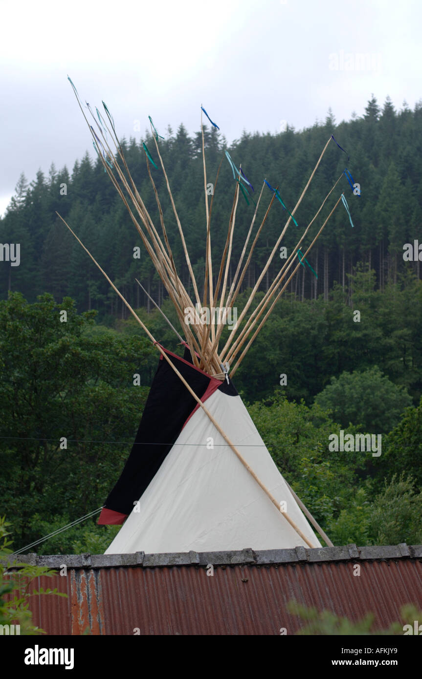 Tipi valley wales hi-res stock photography and images - Alamy