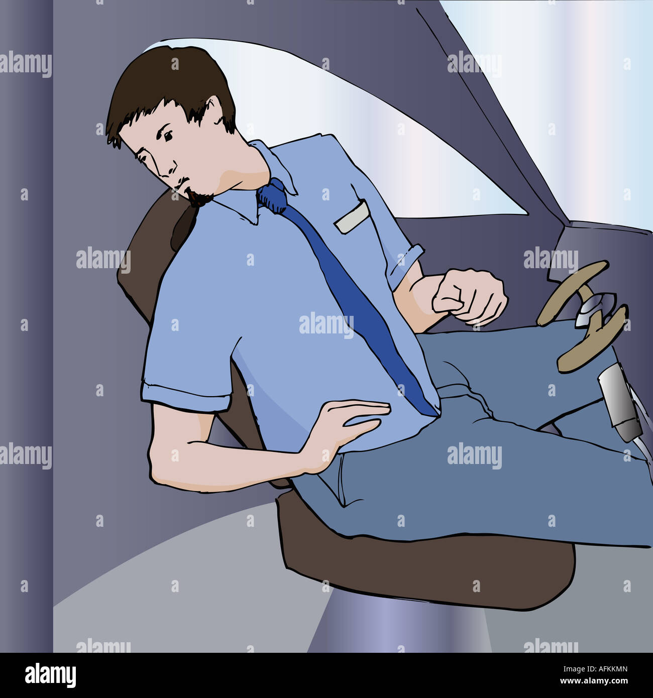 Side Profile Of A Pilot High Resolution Stock Photography and Images ...