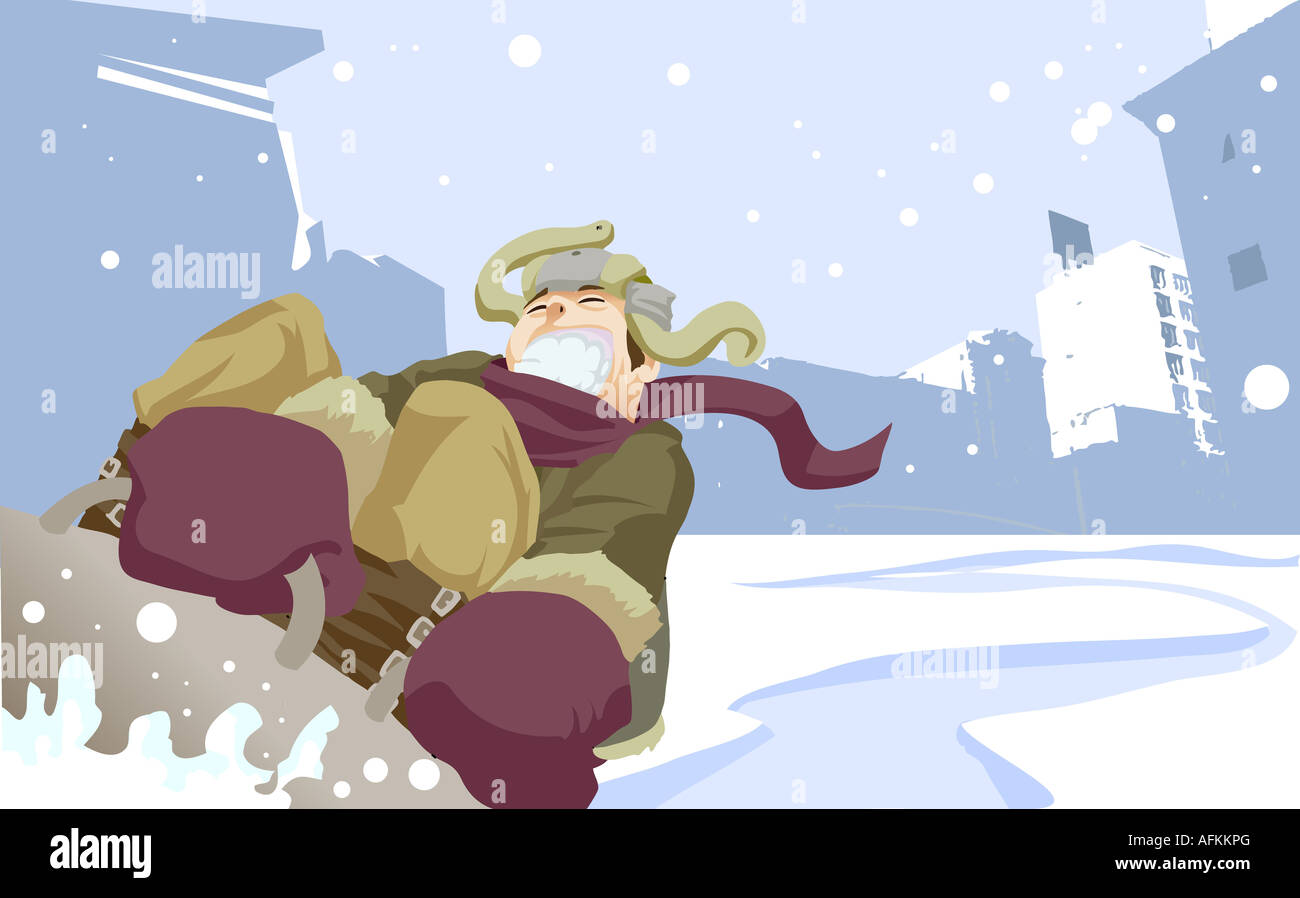 Man boating in a lake Stock Photo - Alamy