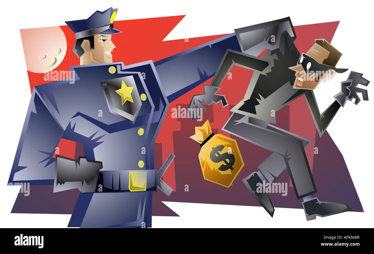 Graphic burglar hi-res stock photography and images - Alamy