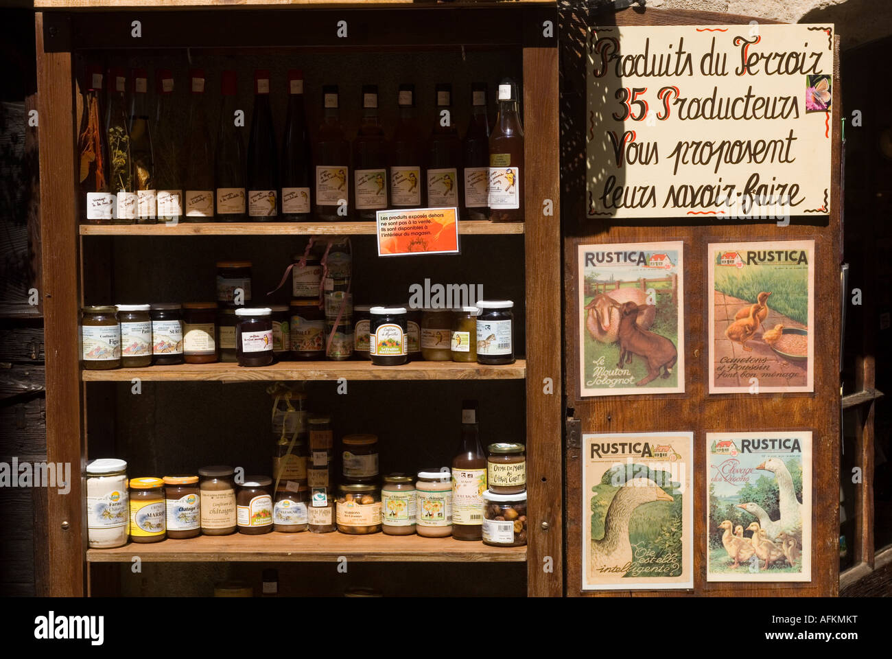 Florac Cevennes area of France Stock Photo - Alamy