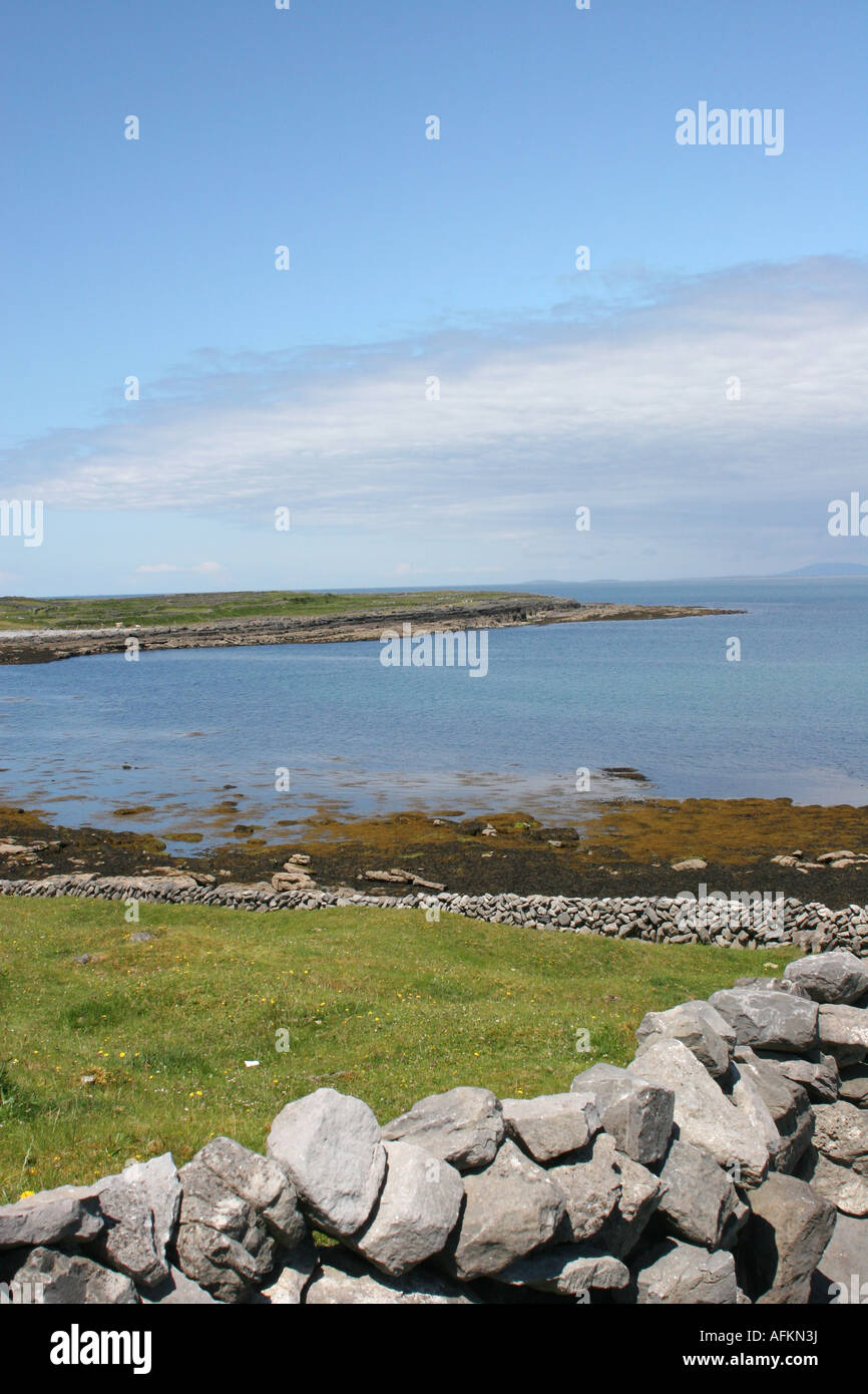 Fields of Inis Mor Stock Photo - Alamy