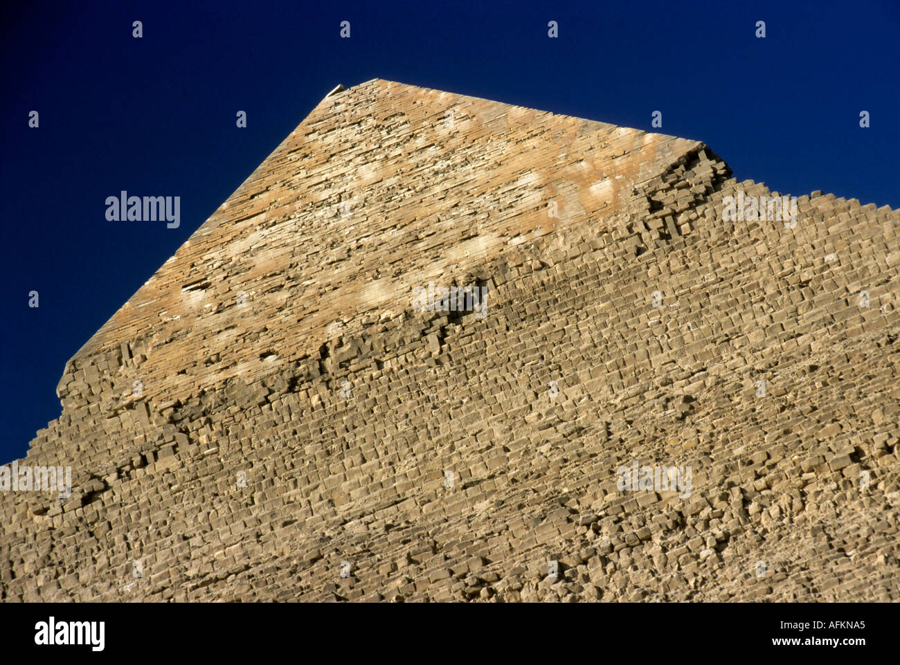 View of The Khephren Pyramid, Giza, Cairo, Egypt Stock Photo - Alamy